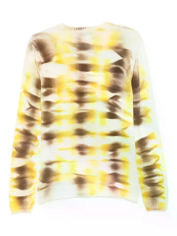 Versace 2000s Tie-dye Logo Sweater