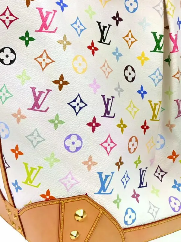 LOUIS VUITTON Monogram Sharleen Pm Tote Bag - White