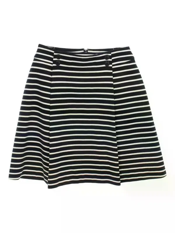 Dior Striped Buttoned Skirt