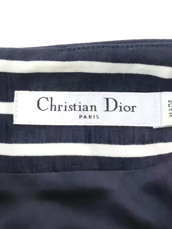 Dior Striped Buttoned Skirt