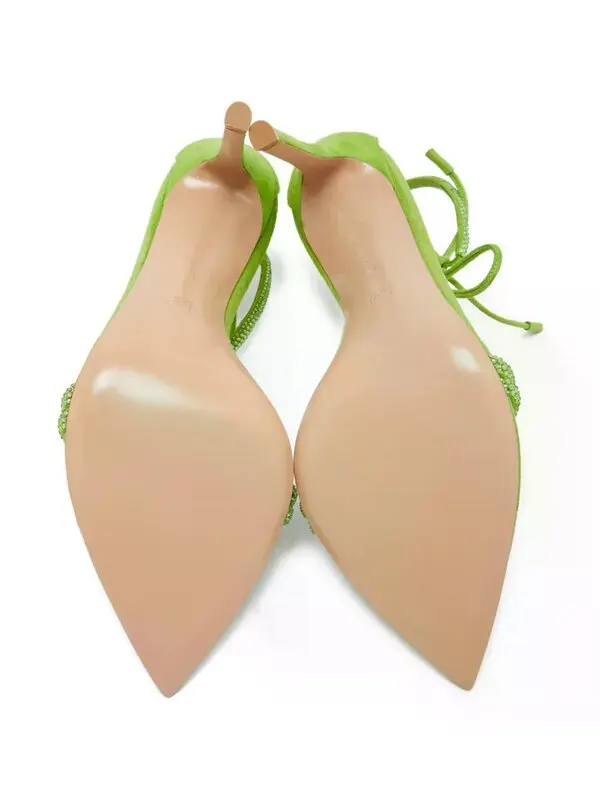 GIANVITO ROSSI 110mm Montecarlo Strappy Stiletto Sandals - Green
