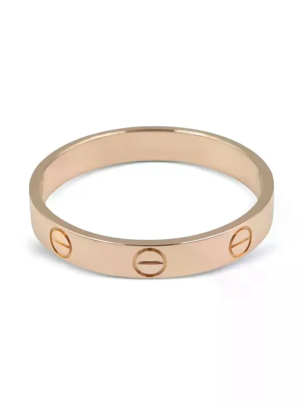 CARTIER 2010s 18k Mini Love Ring - Pink