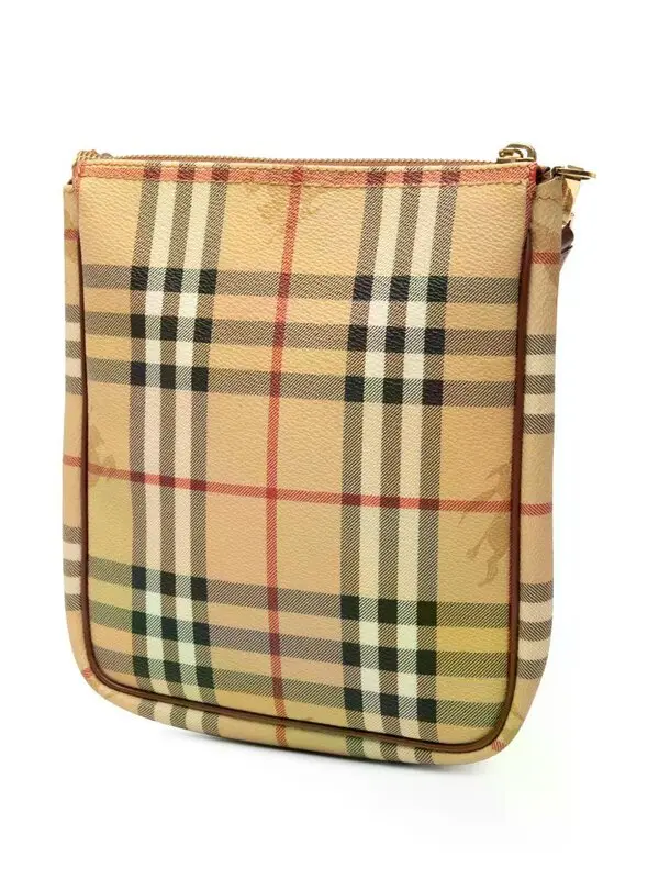 Burberry Haymarket Check Coated Canvas Crossbody Bag
