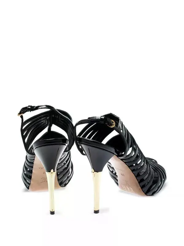 LOUIS VUITTON 120mm Patent Leather Slingback Sandals