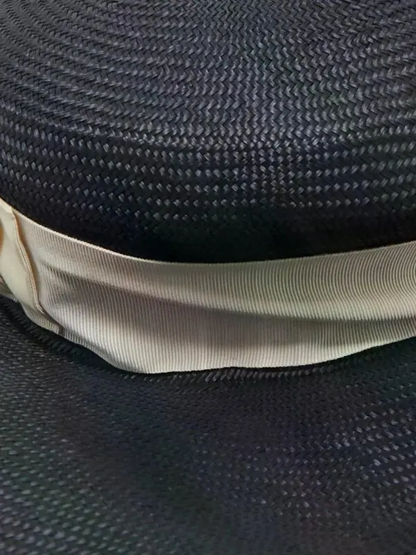 Borsalino Wide-brim Straw Hat