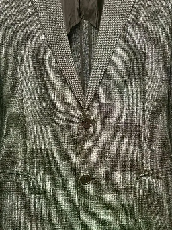 ARMANI Single-breasted Textured Blazer