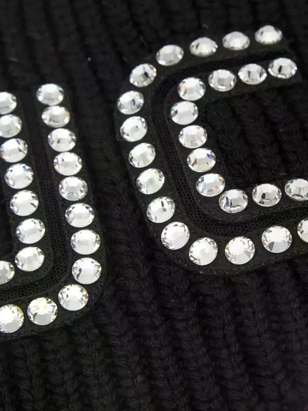 Gucci Guccy Crystal-embellished Beanie