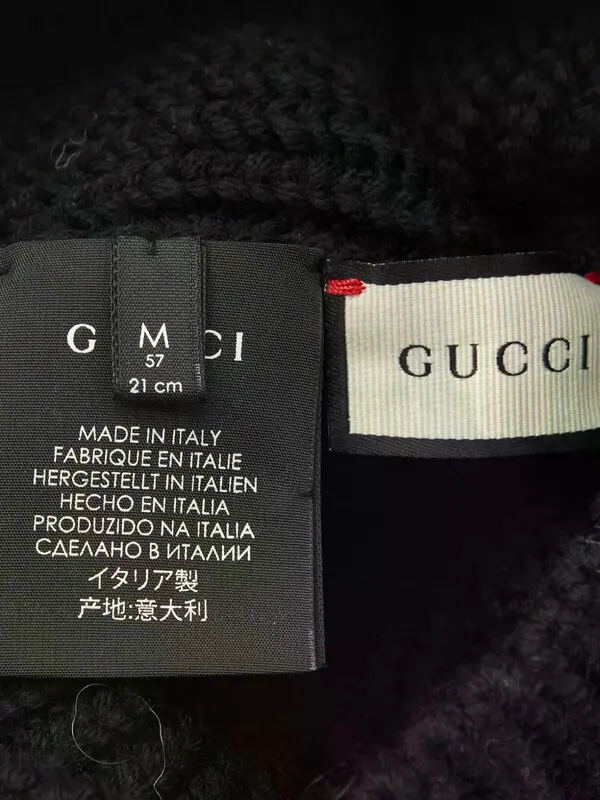 Gucci Guccy Crystal-embellished Beanie