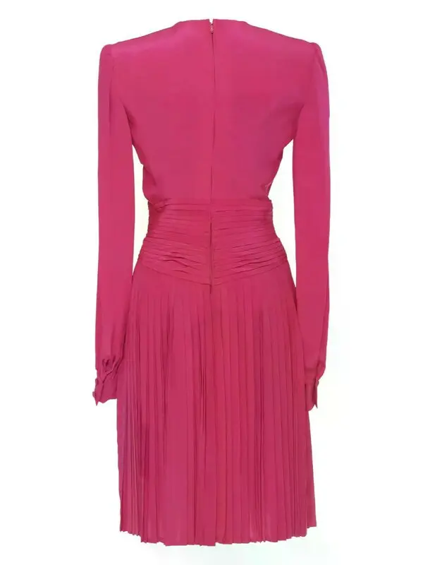 André Laug Vintage Pleated Midi Dress
