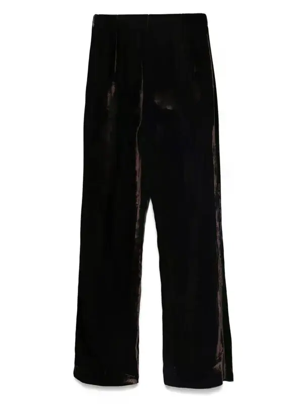 Gucci 2000s Velvet Trousers - Brown