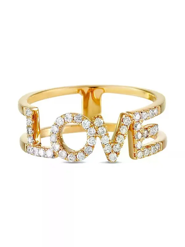 LB EXCLUSIVE 14k Gold Diamond Ring - Yellow