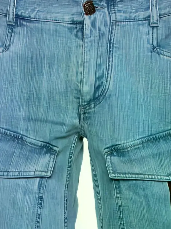 Roberto Cavalli Boot-cut Jeans With Cargo Pockets