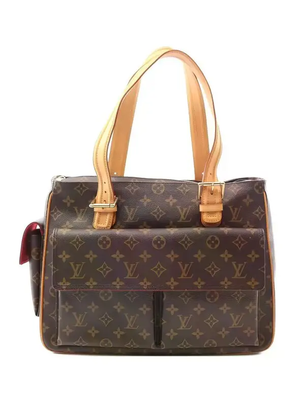 LOUIS VUITTON 2004 Monogram Leather Tote Bag