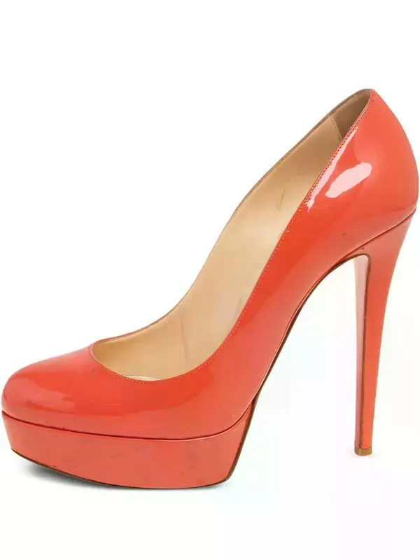 CHRISTIAN LOUBOUTIN 130mm Platform Pumps - Orange