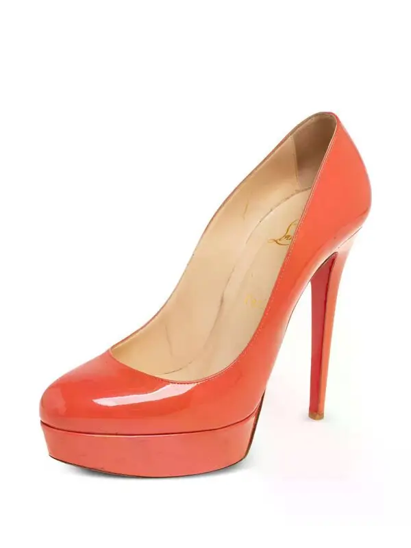 CHRISTIAN LOUBOUTIN 130mm Platform Pumps - Orange