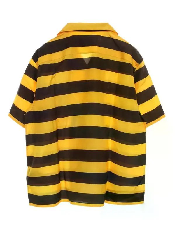 Prada 2020s Striped Silk Shirt