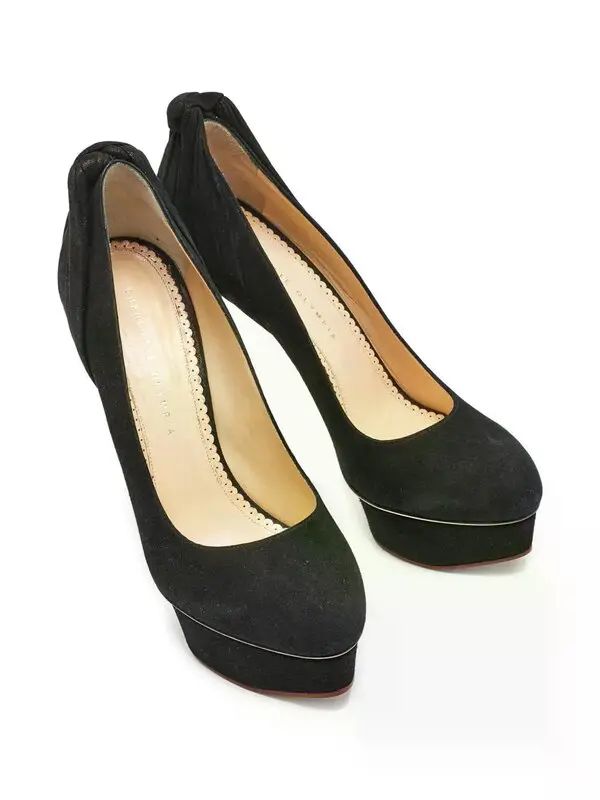 CHARLOTTE OLYMPIA 150mm Dolly Platform Pumps - Black