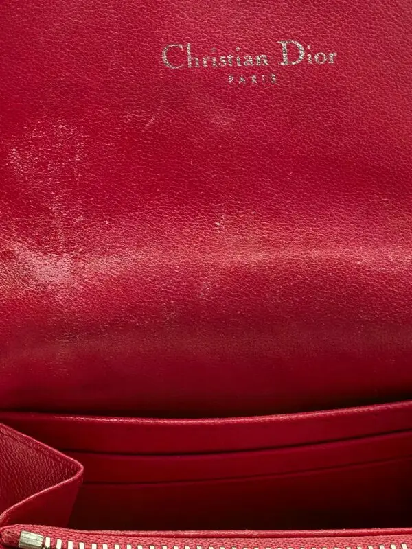 Dior Diorama Leather Wallet - Pink