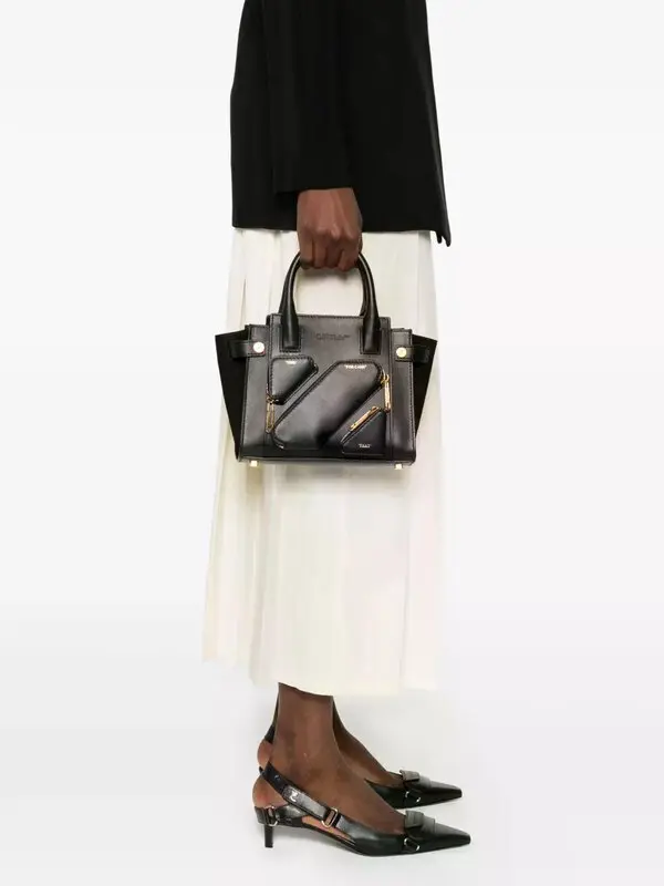 Off-White City Leather Tote Bag - Black
