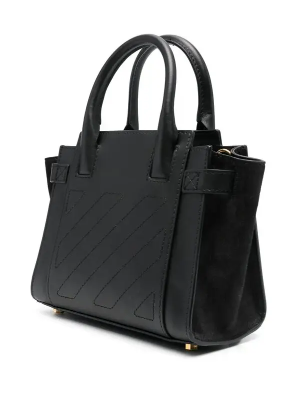 Off-White City Leather Tote Bag - Black