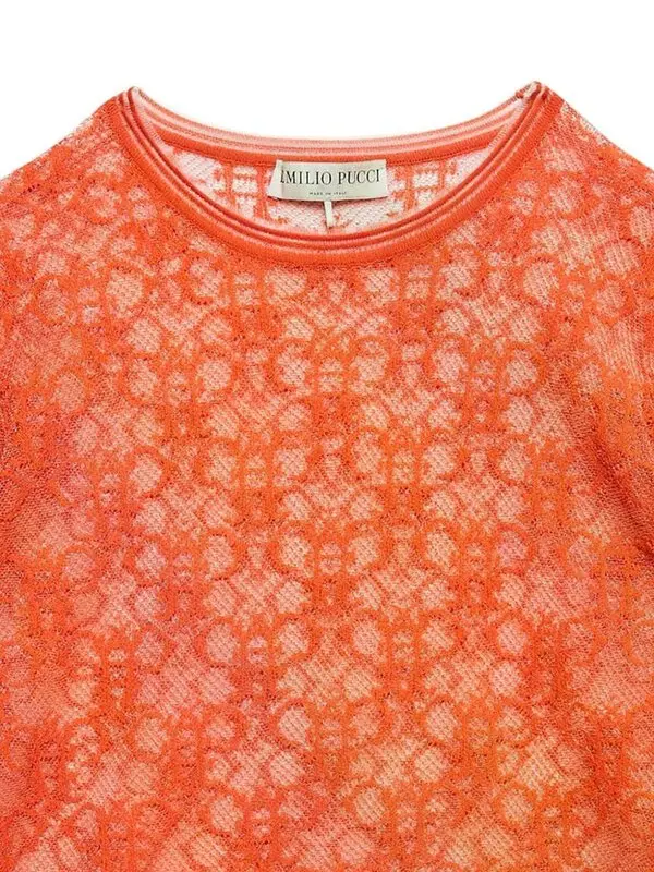 Emilio Pucci Lace-pattern Top
