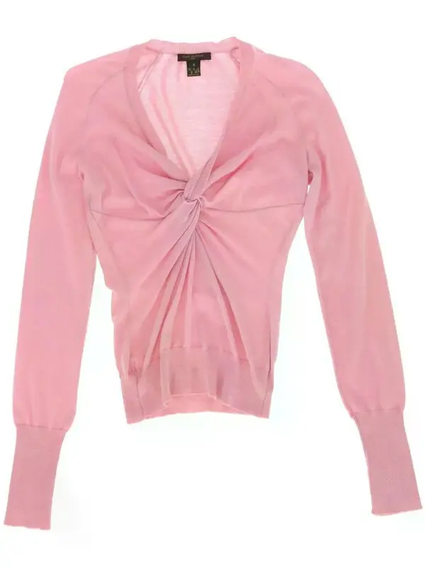 LOUIS VUITTON 2010s Twisted Detail Jumper