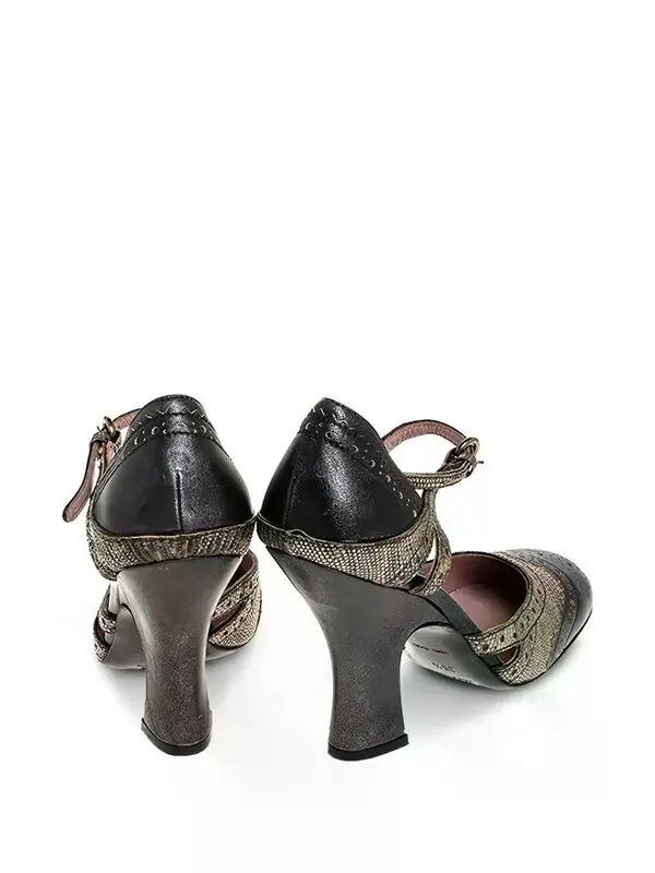 Miu Miu Brogue Leather Mary Jane Pumps