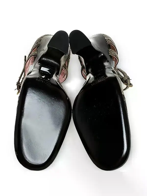 Miu Miu Brogue Leather Mary Jane Pumps
