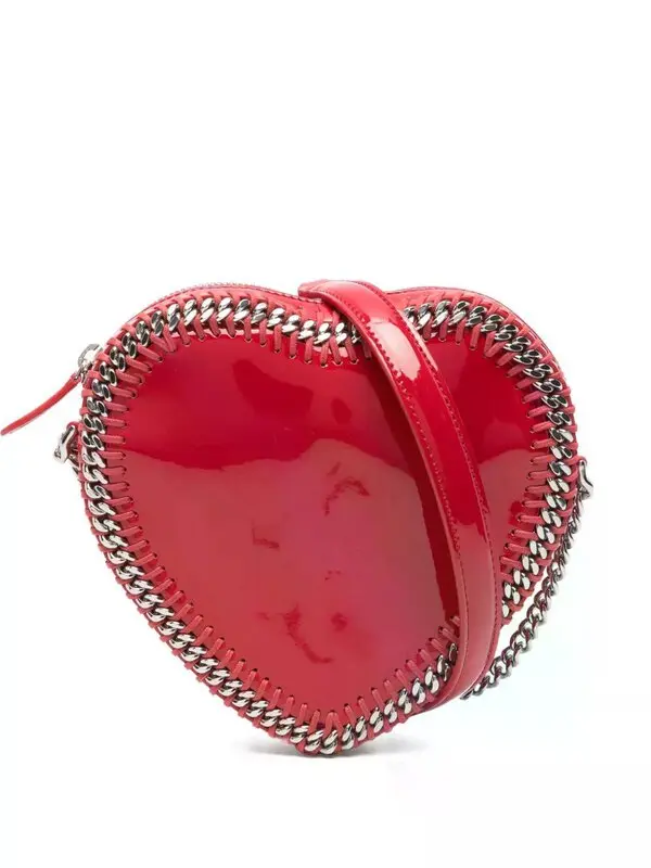 Stella McCartney Falabella Heart-shaped Crossbody Bag - Red