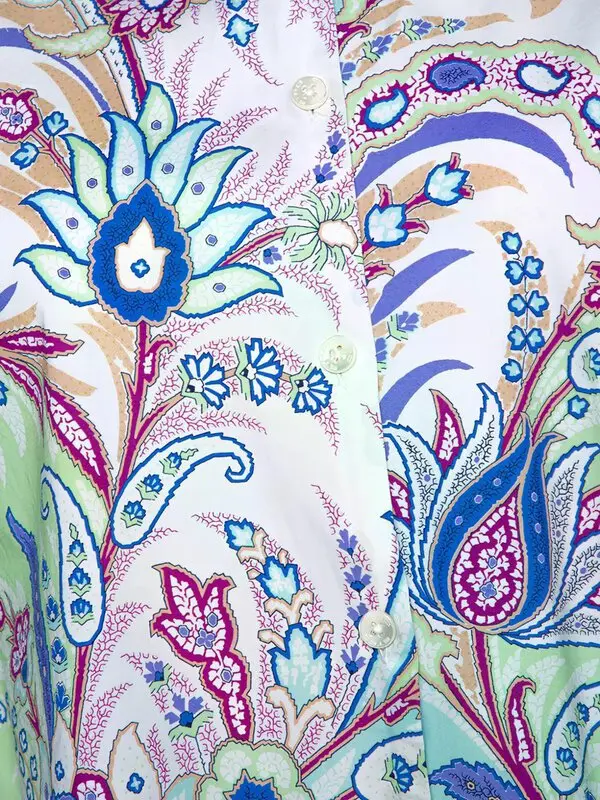 Etro Paisley-motif Shirt - Blue