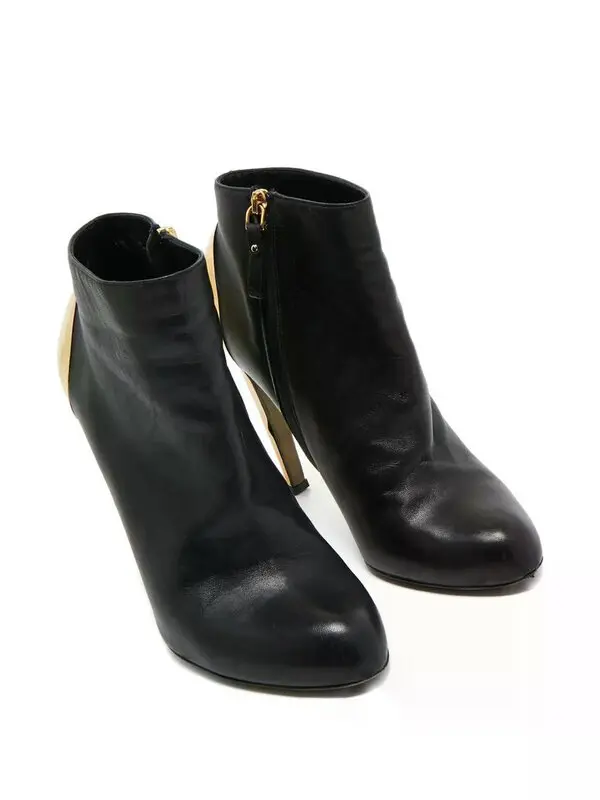 SERGIO ROSSI 130mm Leather Boots