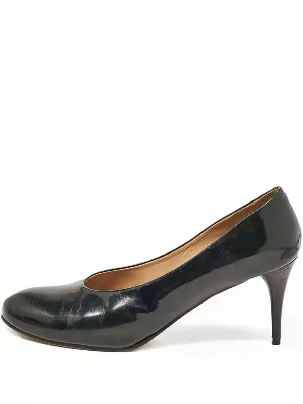 Chloé Round-toe Leather Pumps