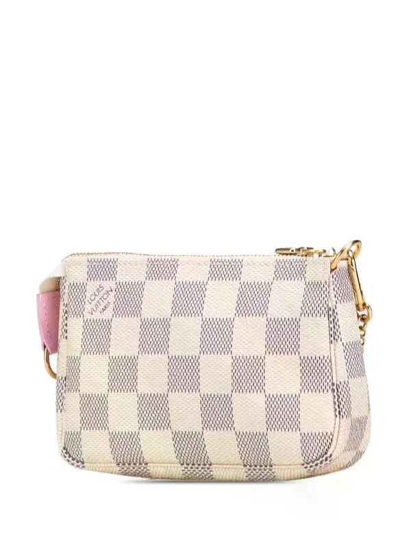 LOUIS VUITTON Damier Azur Illustre Transatlantic Mini Pochette Accessories Handbag - Multicolour