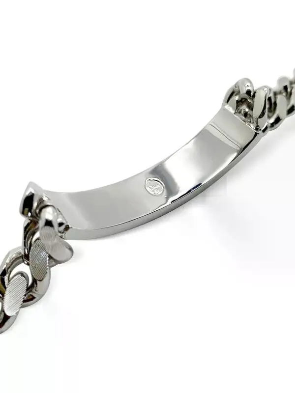 Dior 2000s Chunky-logo Id Bracelet