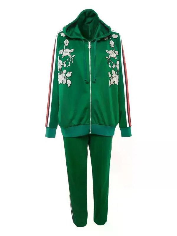 Gucci Floral-embroidered Tracksuit