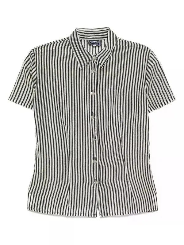 Versace 2000s Striped Shirt