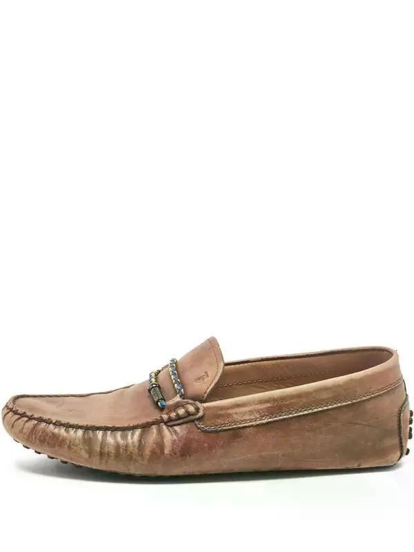 TOD'S Leather Loafers - Brown