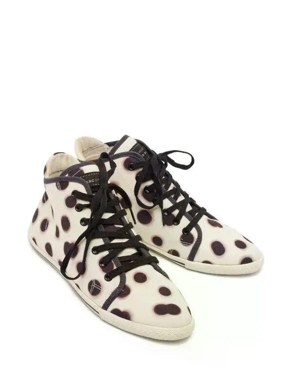 Marc Jacobs Polka-dot High-top Sneakers