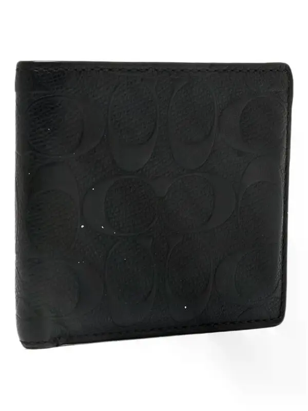 COACH® Logo-embossed Leather Wallet