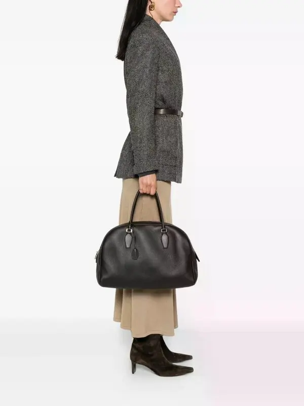THE ROW India Leather Tote Bag - Brown