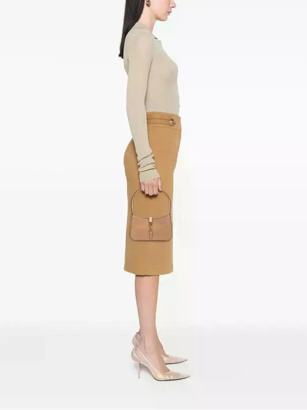 Saint Laurent 2022 Le 5 A 7 Hobo Shoulder Bag - Brown
