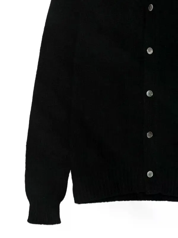 Comme Des Garçons 2000s Wool Cardigan - Black