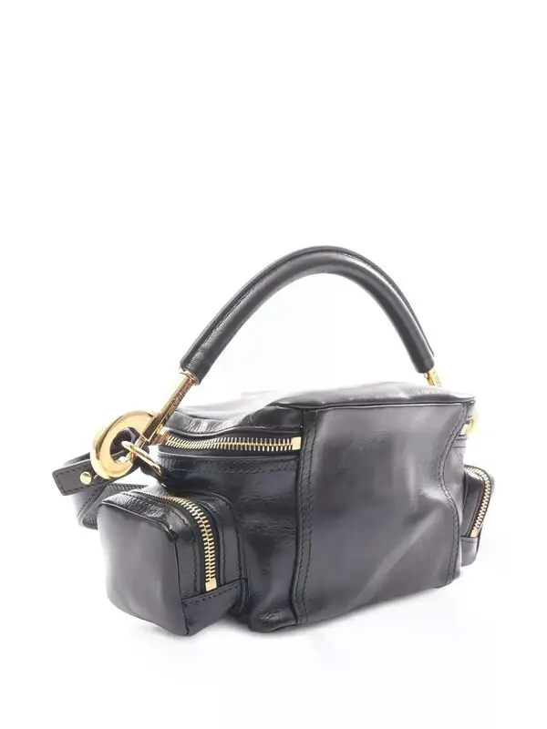 Chloé Small Camera Buckle Handbag - Black