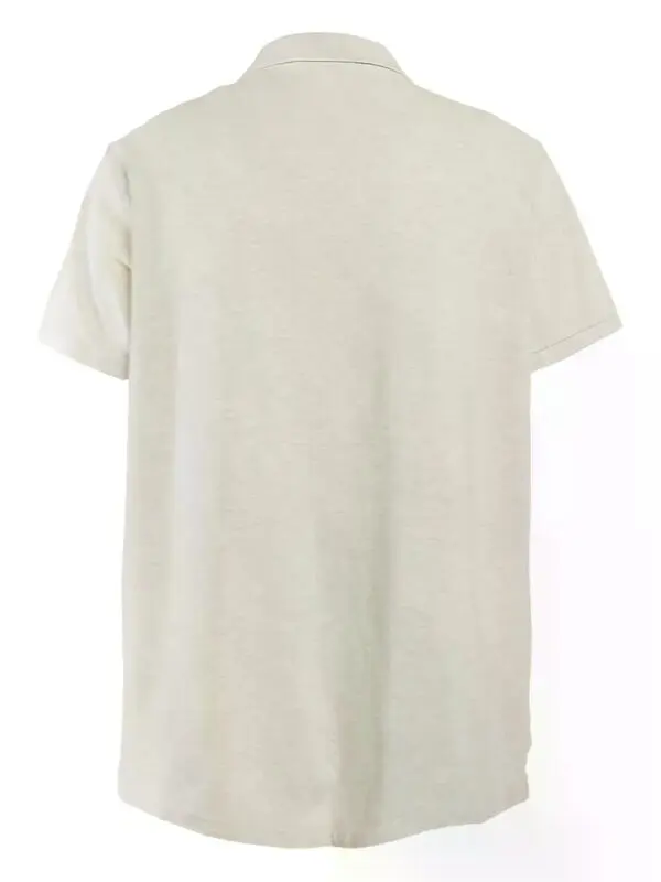 Polo Ralph Lauren Logo Embroidered Polo Shirt - Grey