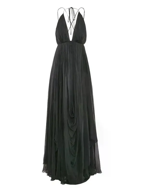 GAURI & NAINIKA Draped Maxi Dress