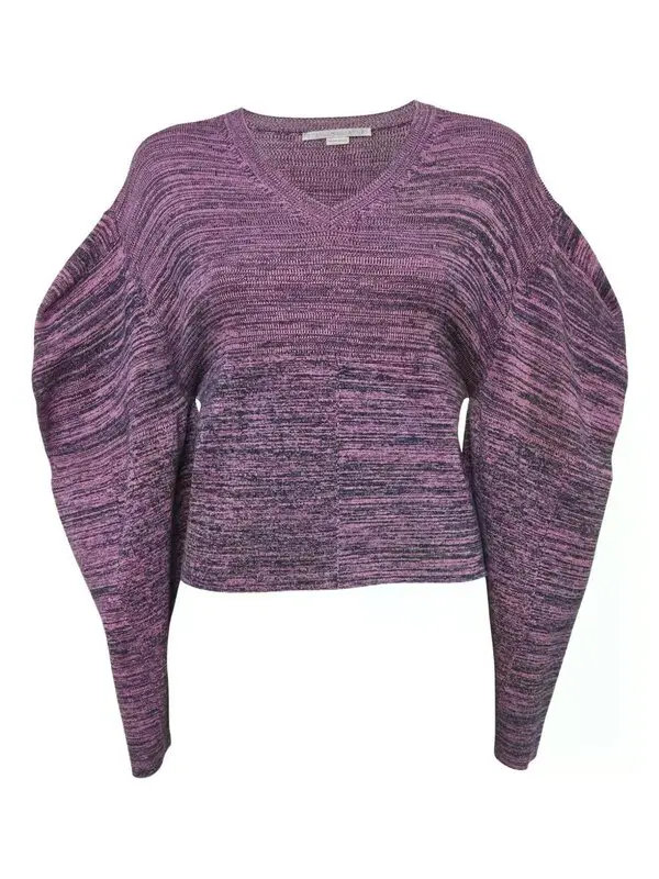 Stella McCartney Puff Sleeve V-neck Sweater