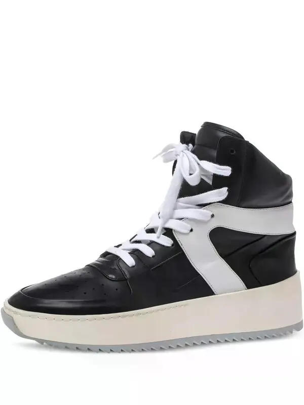Fear Of God Leather High-top Sneakers - Black