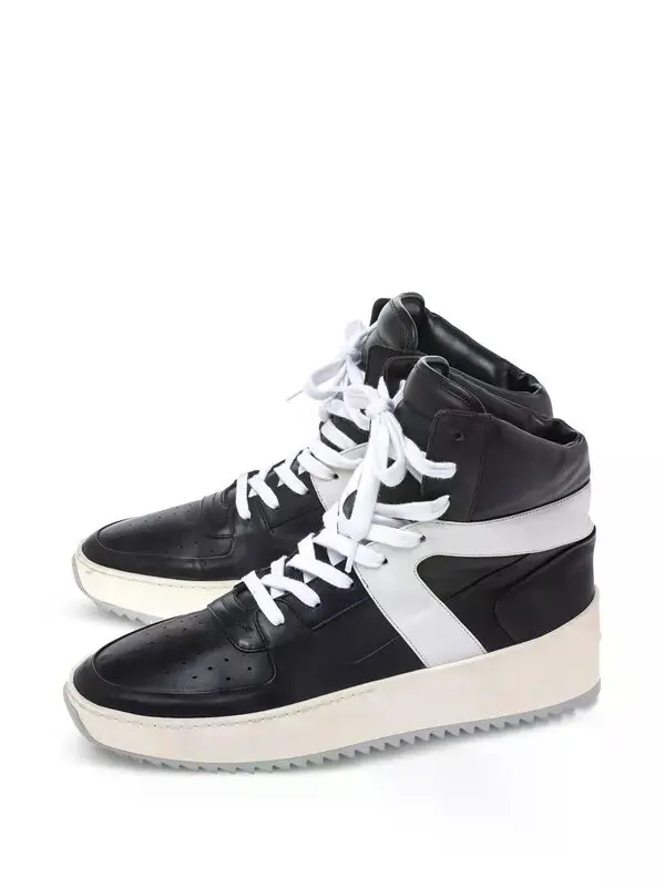 Fear Of God Leather High-top Sneakers - Black