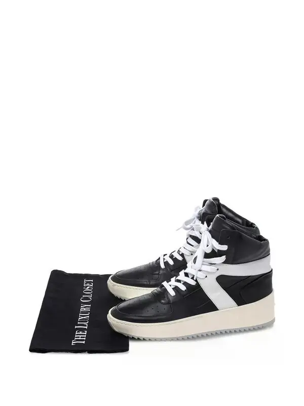 Fear Of God Leather High-top Sneakers - Black