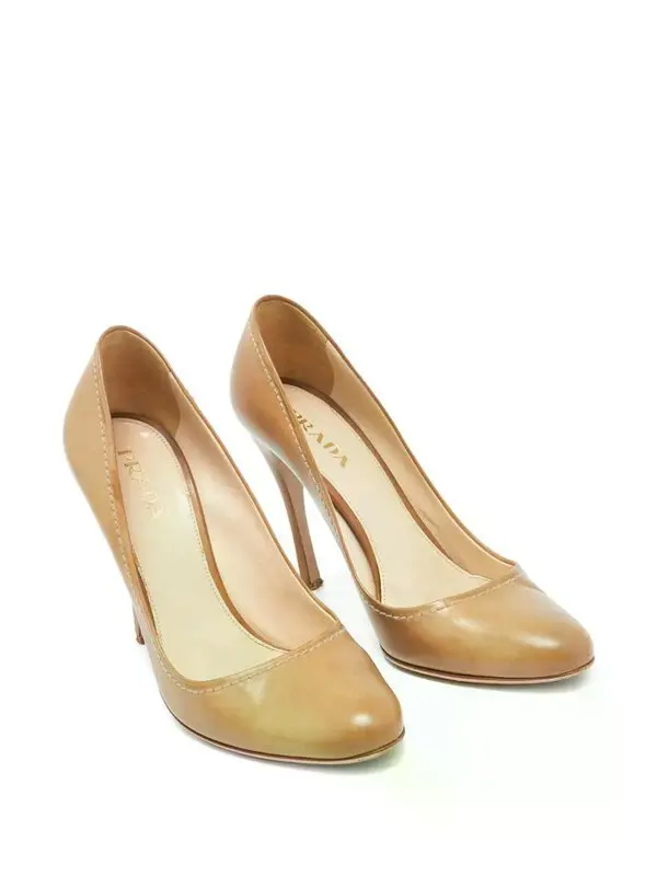 Prada 105mm Leather Pumps
